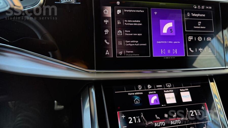 Zils Audi Q8 2024 Rīga, ar dzinēja tilpumu 3.00 L un nobraukumu 31 tūkst. km par 72100 €, foto 16 vietnē AUTOMOTO.COM.LV