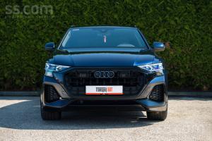 Blue Audi Q8 2024 in Riga, with an engine capacity of 3.00 L and mileage of 48 thousand km for 69900 €, photo  on AUTOMOTO.COM.LV