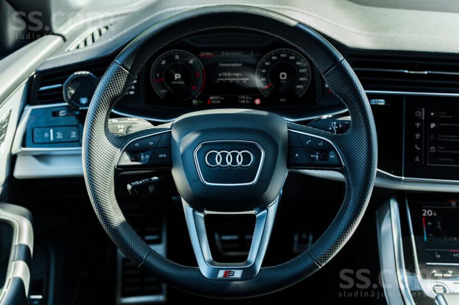 Zils Audi Q8 2024 Rīga, ar dzinēja tilpumu 3.00 L un nobraukumu 48 tūkst. km par 69900 €, foto 13 vietnē AUTOMOTO.COM.LV