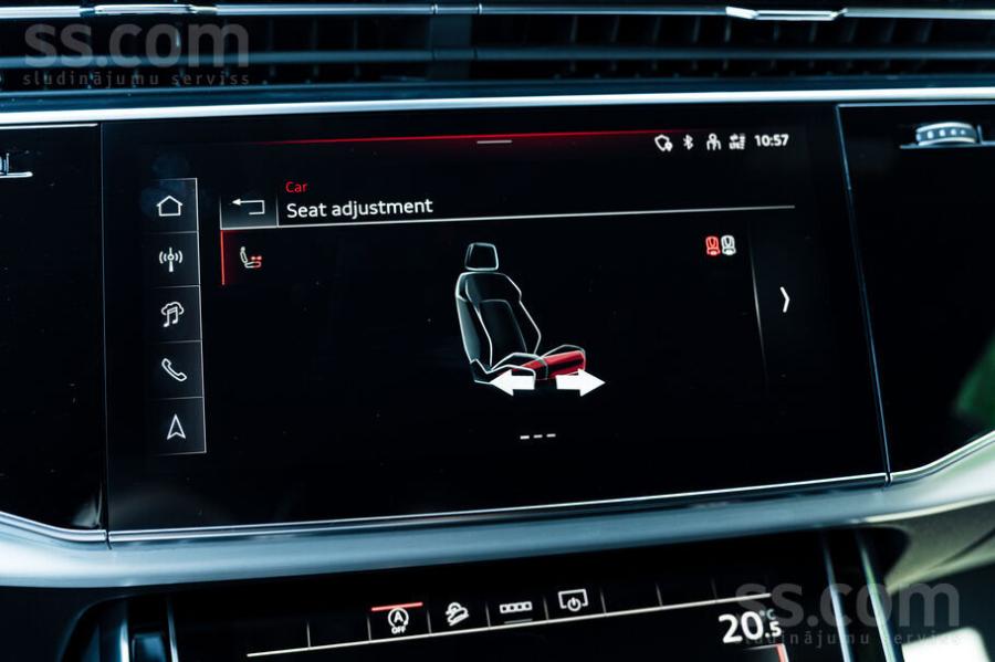 Zils Audi Q8 2024 Rīga, ar dzinēja tilpumu 3.00 L un nobraukumu 48 tūkst. km par 69900 €, foto 24 vietnē AUTOMOTO.COM.LV