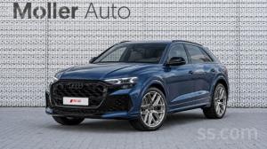 Zils Audi Q8 2024 Rīga, ar dzinēja tilpumu 4.00 L un nobraukumu 0 tūkst. km par 119900 €, foto  vietnē AUTOMOTO.COM.LV