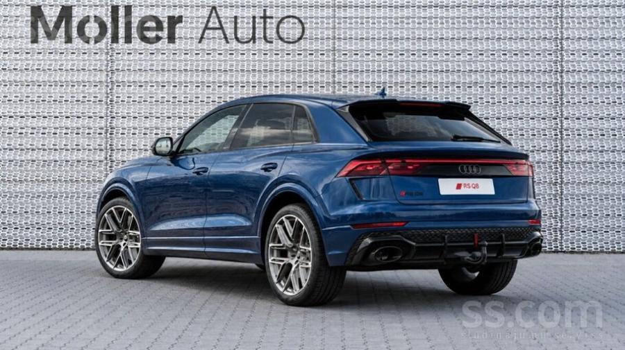 Zils Audi Q8 2024 Rīga, ar dzinēja tilpumu 4.00 L un nobraukumu 0 tūkst. km par 119900 €, foto 3 vietnē AUTOMOTO.COM.LV