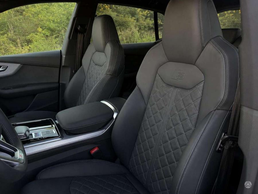 Blue Audi Q8 2026 in Vilnius, with an engine capacity of 3.00 L and mileage of 1 thousand km for 93500 €, photo 14 on AUTOMOTO.COM.LV