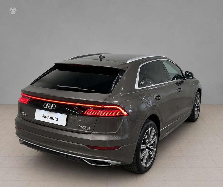 Brūns Audi Q8 2018 Kauņa, ar dzinēja tilpumu 2.97 L un nobraukumu 112 tūkst. km par 40800 €, foto 5 vietnē AUTOMOTO.COM.LV