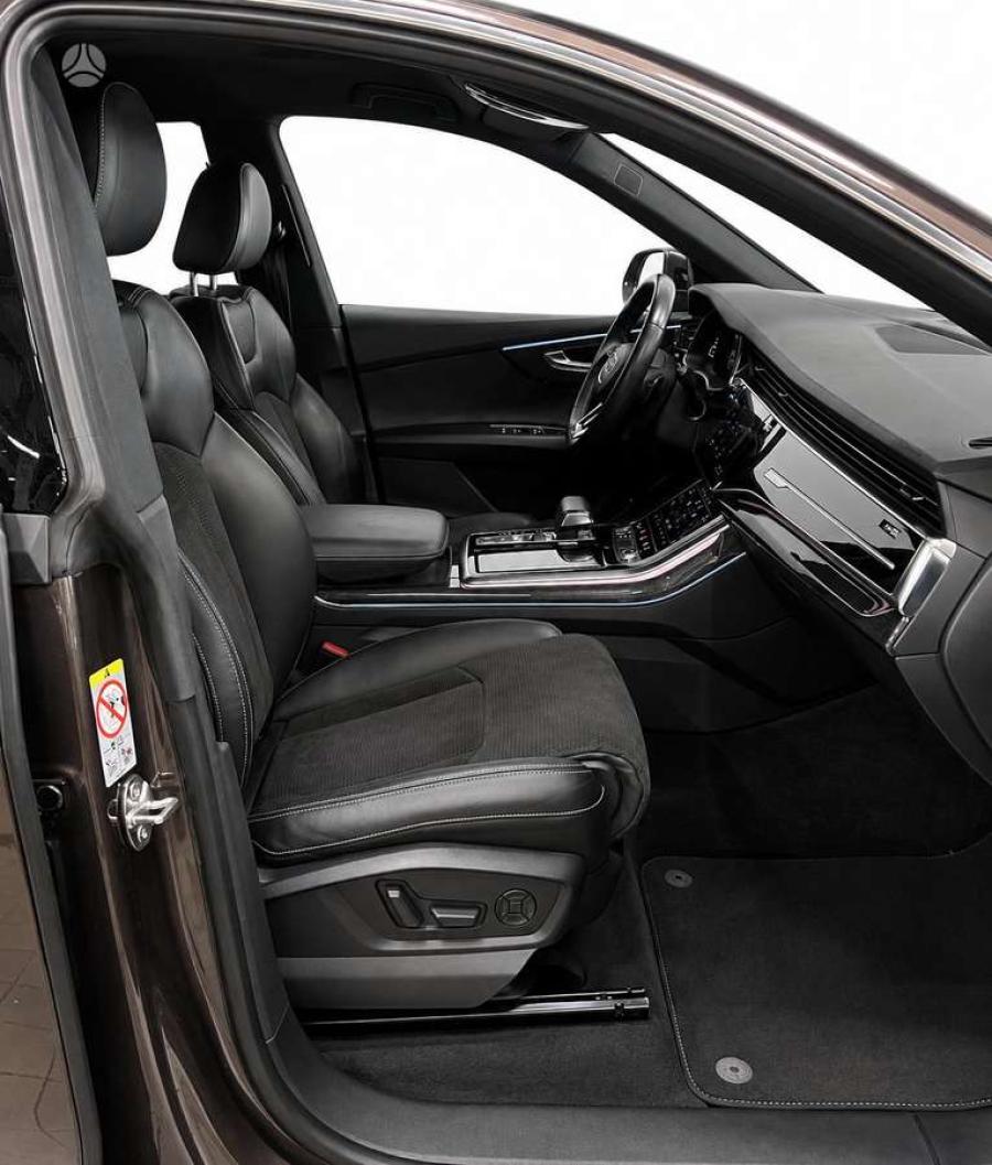 Brūns Audi Q8 2018 Kauņa, ar dzinēja tilpumu 2.97 L un nobraukumu 112 tūkst. km par 40800 €, foto 7 vietnē AUTOMOTO.COM.LV