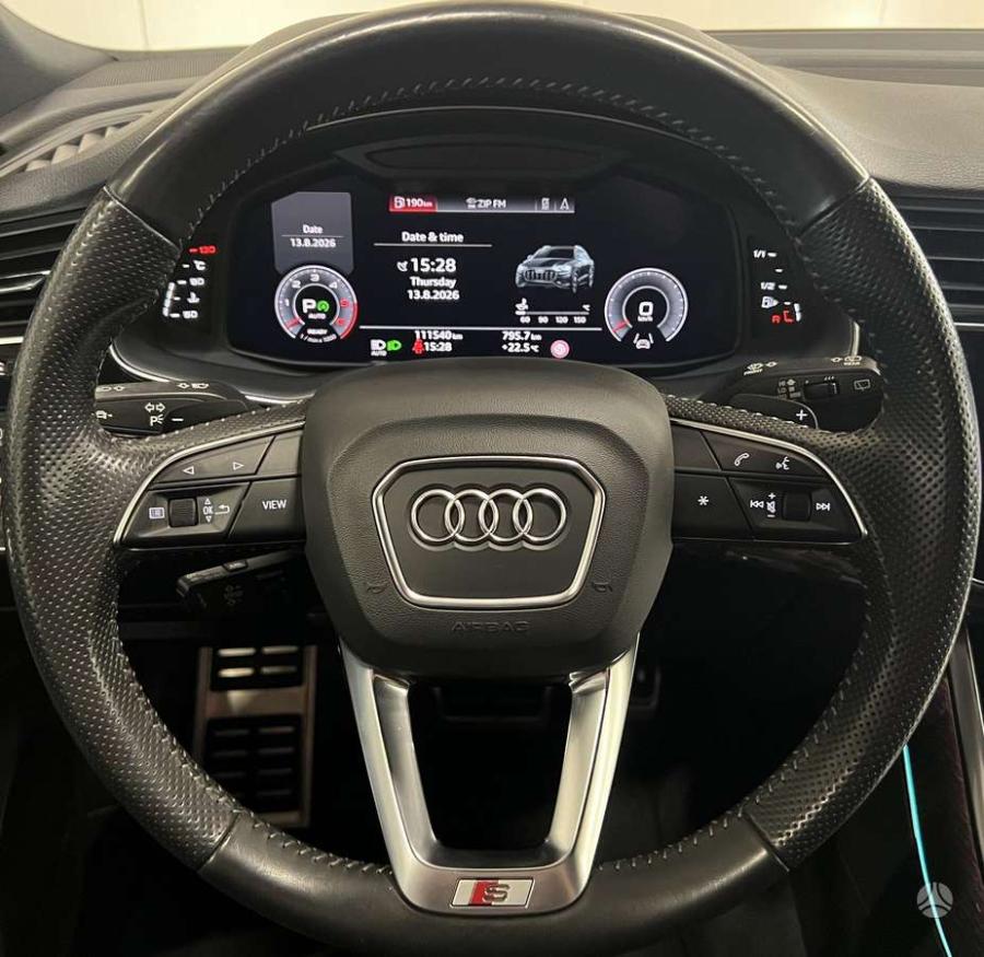 Brūns Audi Q8 2018 Kauņa, ar dzinēja tilpumu 2.97 L un nobraukumu 112 tūkst. km par 40800 €, foto 10 vietnē AUTOMOTO.COM.LV