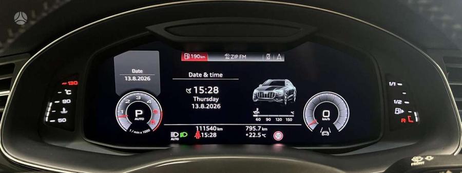 Brūns Audi Q8 2018 Kauņa, ar dzinēja tilpumu 2.97 L un nobraukumu 112 tūkst. km par 40800 €, foto 11 vietnē AUTOMOTO.COM.LV