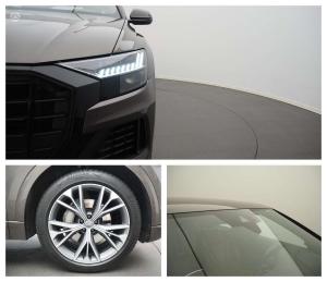 Brown Audi Q8 2019 in Vilnius, with an engine capacity of 2.97 L and mileage of 158 thousand km for 42900 €, photo 8 on AUTOMOTO.COM.LV