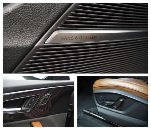 Brown Audi Q8 2019 in Vilnius, with an engine capacity of 2.97 L and mileage of 158 thousand km for 42900 €, photo 14 on AUTOMOTO.COM.LV