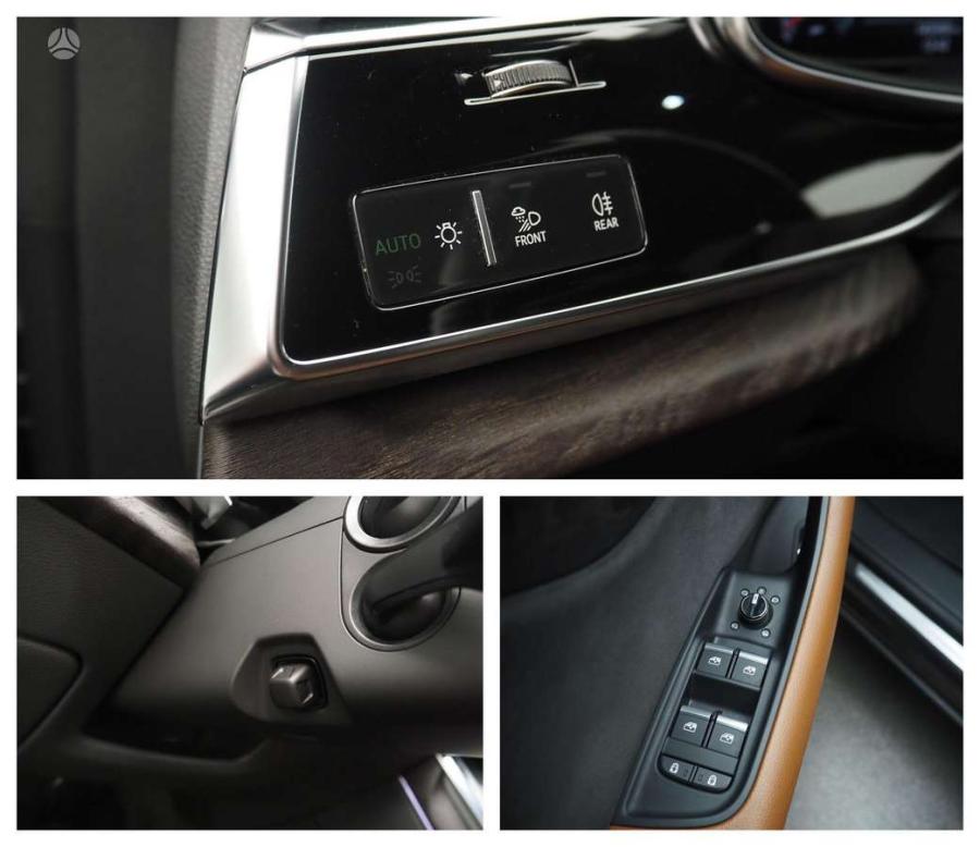 Brown Audi Q8 2019 in Vilnius, with an engine capacity of 2.97 L and mileage of 158 thousand km for 42900 €, photo 18 on AUTOMOTO.COM.LV