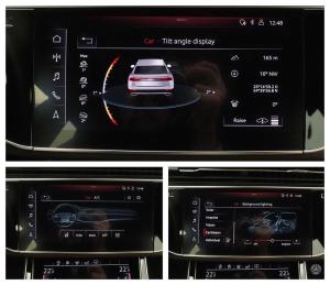 Brown Audi Q8 2019 in Vilnius, with an engine capacity of 2.97 L and mileage of 158 thousand km for 42900 €, photo 24 on AUTOMOTO.COM.LV
