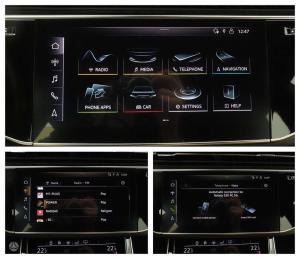 Brown Audi Q8 2019 in Vilnius, with an engine capacity of 2.97 L and mileage of 158 thousand km for 42900 €, photo 25 on AUTOMOTO.COM.LV