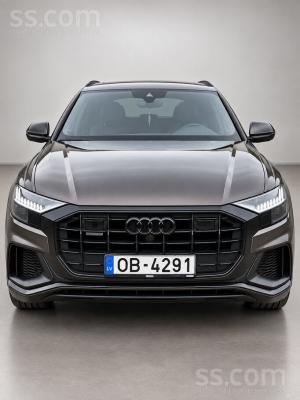 Brown Audi Q8 2019 in Riga, with an engine capacity of 3.00 L and mileage of 125 thousand km for 42000 €, photo  on AUTOMOTO.COM.LV