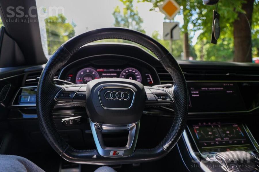 Brown Audi Q8 2019 in Riga, with an engine capacity of 3.00 L and mileage of 125 thousand km for 42000 €, photo 6 on AUTOMOTO.COM.LV