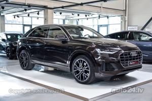 Brown Audi Q8 2023 in Tallinn, with an engine capacity of 3.00 L and mileage of 87 thousand km for 63900 €, photo  on AUTOMOTO.COM.LV