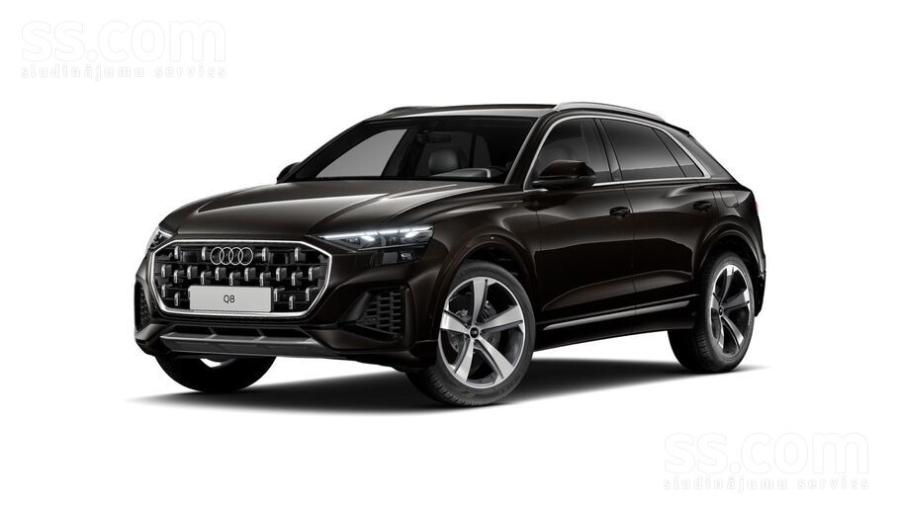 Brūns Audi Q8 2025 Liepāja, ar dzinēja tilpumu 3.00 L un nobraukumu 10 tūkst. km par 80000 €, foto 1 vietnē AUTOMOTO.COM.LV