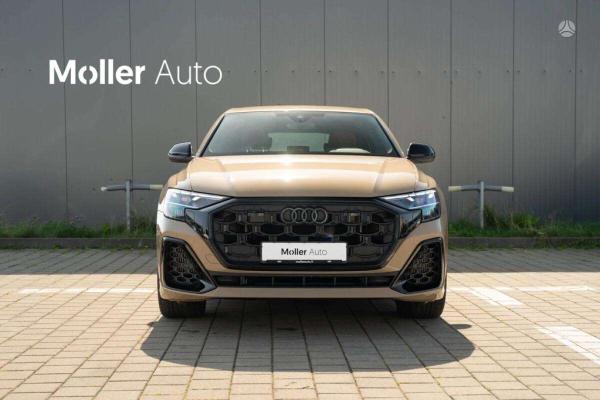 Brown Audi Q8 2025 in Vilnius, with an engine capacity of 3.00 L and mileage of 28 thousand km for 78400 €, photo 4 on AUTOMOTO.COM.LV