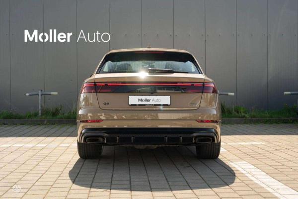 Brown Audi Q8 2025 in Vilnius, with an engine capacity of 3.00 L and mileage of 28 thousand km for 78400 €, photo 5 on AUTOMOTO.COM.LV