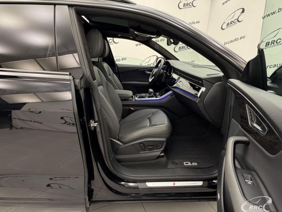 Audi Q8 2019 in Vilnius, with an engine capacity of 3.00 L and mileage of 61 thousand km for 42900 €, photo 5 on AUTOMOTO.COM.LV