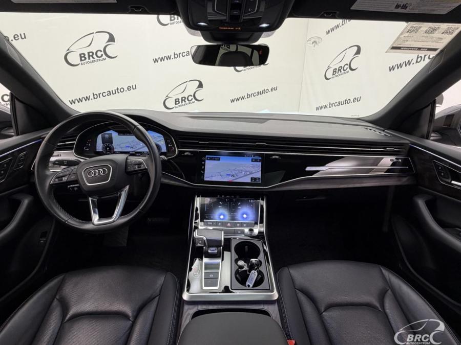Audi Q8 2021 in Vilnius, with an engine capacity of 3.00 L and mileage of 63 thousand km for 49988 €, photo 4 on AUTOMOTO.COM.LV