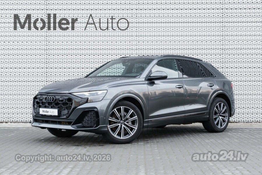 Audi Q8 2024 Rīga, ar dzinēja tilpumu 3.00 L un nobraukumu 17 tūkst. km par 78704 €, foto 1 vietnē AUTOMOTO.COM.LV