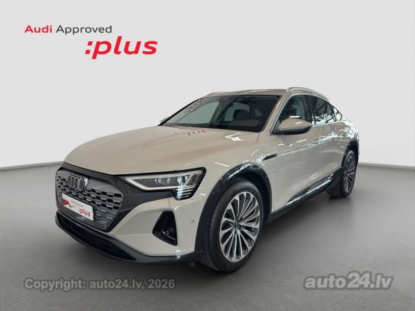 Beige Audi Q8 e-tron 2023 in Tallinn, with an engine capacity of 0.00 L and mileage of 45 thousand km for 54900 €, photo 1 on AUTOMOTO.COM.LV