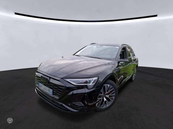 Black Audi Q8 e-tron 2023 in Vilnius, with an engine capacity of 0.00 L and mileage of 65 thousand km for 49999 €, photo 1 on AUTOMOTO.COM.LV