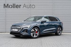 Grey Audi Q8 e-tron 2023 in Marupe, with an engine capacity of 0.00 L and mileage of 65 thousand km for 46600 €, photo  on AUTOMOTO.COM.LV