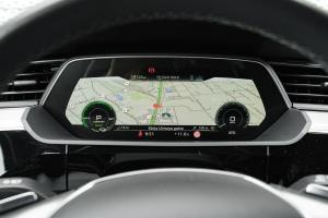 Grey Audi Q8 e-tron 2023 in Marupe, with an engine capacity of 0.00 L and mileage of 65 thousand km for 46600 €, photo 16 on AUTOMOTO.COM.LV