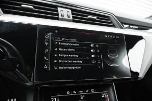 Grey Audi Q8 e-tron 2023 in Marupe, with an engine capacity of 0.00 L and mileage of 65 thousand km for 46600 €, photo 23 on AUTOMOTO.COM.LV