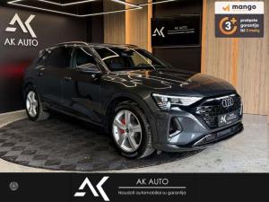 Grey Audi Q8 e-tron 2023 in Kaunas, with an engine capacity of 0.00 L and mileage of 17 thousand km for 37990 €, photo  on AUTOMOTO.COM.LV