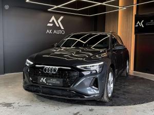 Grey Audi Q8 e-tron 2023 in Kaunas, with an engine capacity of 0.00 L and mileage of 17 thousand km for 37990 €, photo 6 on AUTOMOTO.COM.LV