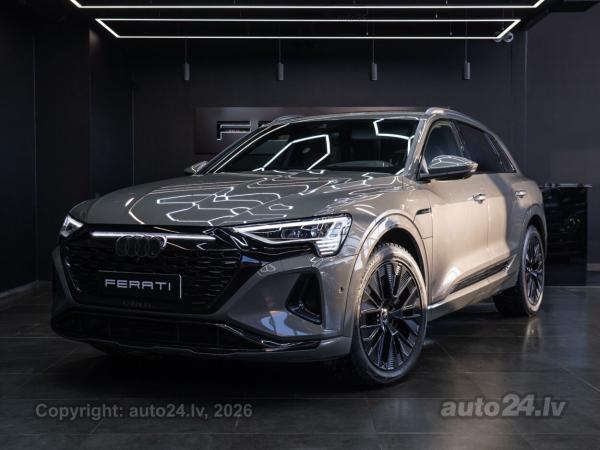 Grey Audi Q8 e-tron 2024 in Tallinn, with an engine capacity of 0.00 L and mileage of 46 thousand km for 71900 €, photo 1 on AUTOMOTO.COM.LV