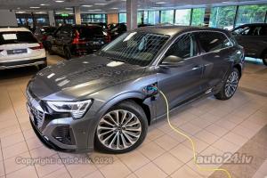 Grey Audi Q8 e-tron 2023 in Tallinn, with an engine capacity of 0.00 L and mileage of 70 thousand km for 51990 €, photo 6 on AUTOMOTO.COM.LV