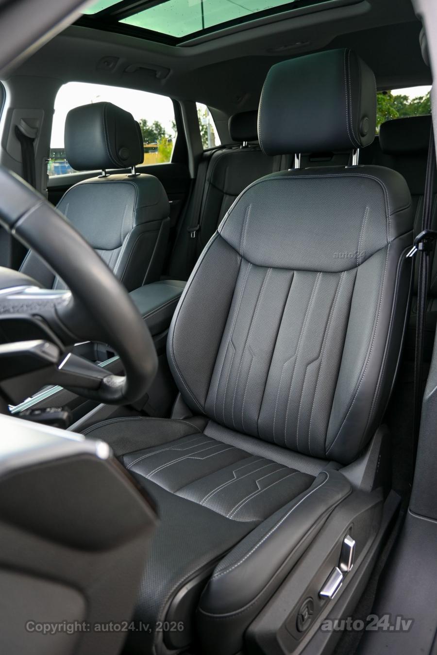 Grey Audi Q8 e-tron 2023 in Tallinn, with an engine capacity of 0.00 L and mileage of 70 thousand km for 51990 €, photo 9 on AUTOMOTO.COM.LV