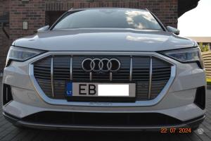 White Audi Q8 e-tron 2020 in Kaunas, with an engine capacity of 0.00 L and mileage of 115 thousand km for 28000 €, photo  on AUTOMOTO.COM.LV