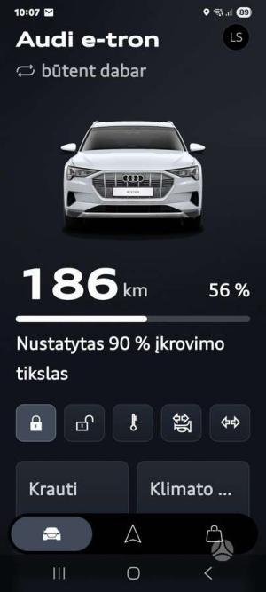 White Audi Q8 e-tron 2020 in Kaunas, with an engine capacity of 0.00 L and mileage of 115 thousand km for 28000 €, photo 20 on AUTOMOTO.COM.LV