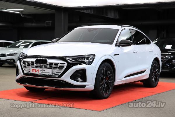 White Audi Q8 e-tron 2023 in Tallinn, with an engine capacity of 0.00 L and mileage of 49 thousand km for 53995 €, photo 6 on AUTOMOTO.COM.LV