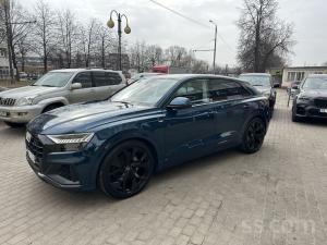 Zaļš Audi Q8 2018 Rīga, ar dzinēja tilpumu 3.00 L un nobraukumu 152 tūkst. km par 51200 €, foto  vietnē AUTOMOTO.COM.LV