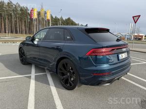 Green Audi Q8 2018 in Riga, with an engine capacity of 3.00 L and mileage of 163 thousand km for 39300 €, photo 4 on AUTOMOTO.COM.LV