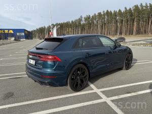 Green Audi Q8 2018 in Riga, with an engine capacity of 3.00 L and mileage of 163 thousand km for 39300 €, photo 5 on AUTOMOTO.COM.LV