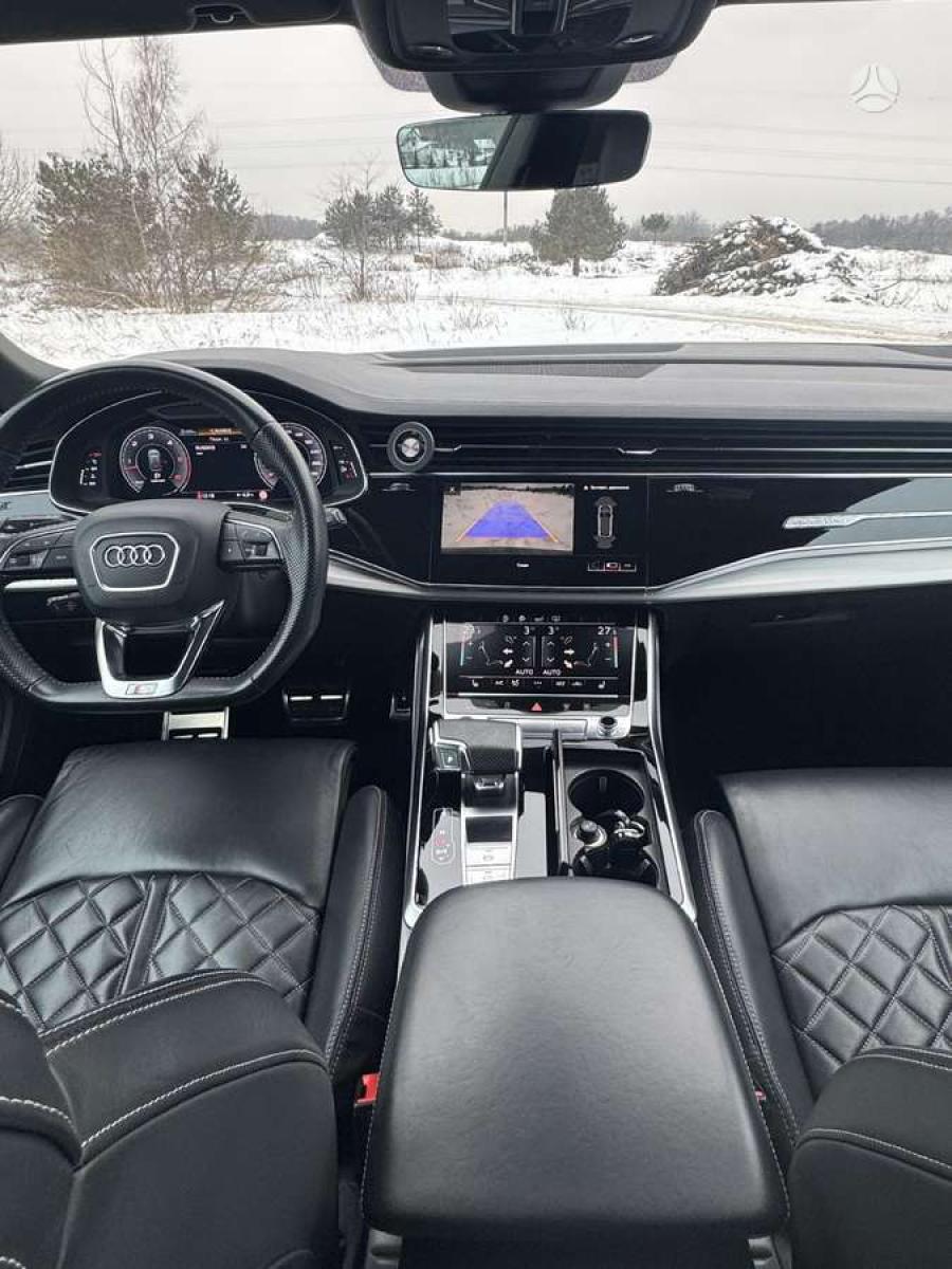 Pelēks Audi Q8 2019 Viļņa, ar dzinēja tilpumu 2.97 L un nobraukumu 92 tūkst. km par 58500 €, foto 13 vietnē AUTOMOTO.COM.LV