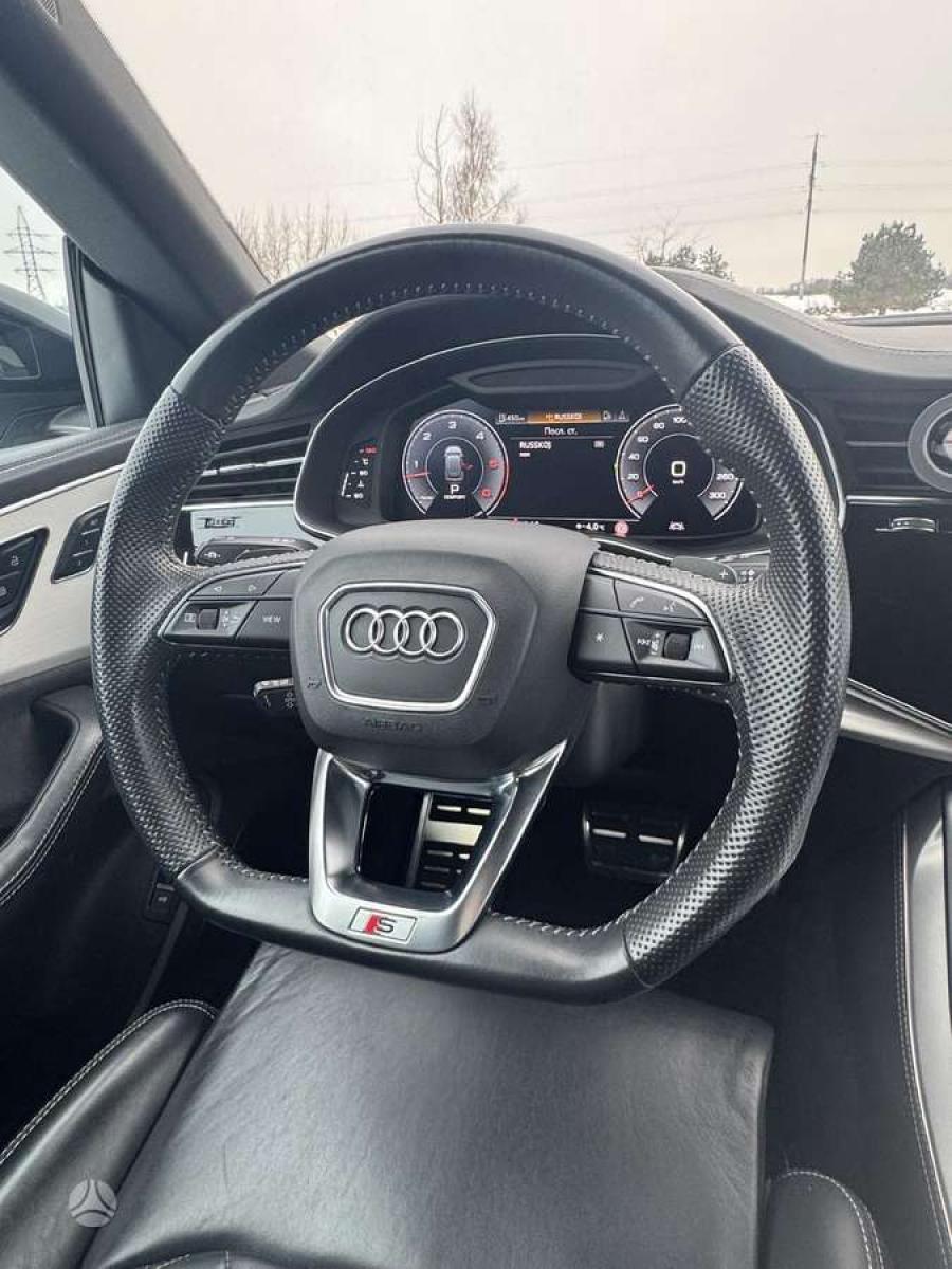Pelēks Audi Q8 2019 Viļņa, ar dzinēja tilpumu 2.97 L un nobraukumu 92 tūkst. km par 58500 €, foto 19 vietnē AUTOMOTO.COM.LV
