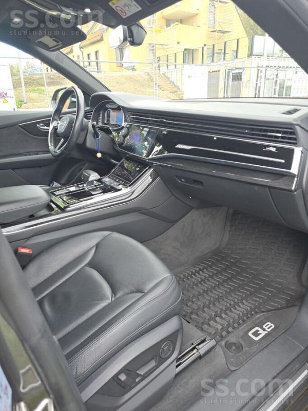 Pelēks Audi Q8 2019 Rīga, ar dzinēja tilpumu 3.00 L un nobraukumu 144 tūkst. km par 44390 €, foto 8 vietnē AUTOMOTO.COM.LV