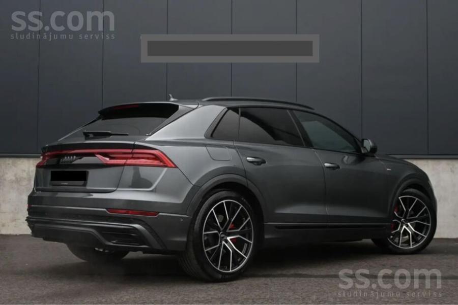 Pelēks Audi Q8 2018 Tukums, ar dzinēja tilpumu 3.00 L un nobraukumu 0 tūkst. km par 39770 €, foto 2 vietnē AUTOMOTO.COM.LV