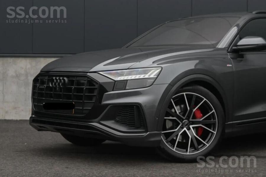 Pelēks Audi Q8 2018 Tukums, ar dzinēja tilpumu 3.00 L un nobraukumu 0 tūkst. km par 39770 €, foto 4 vietnē AUTOMOTO.COM.LV