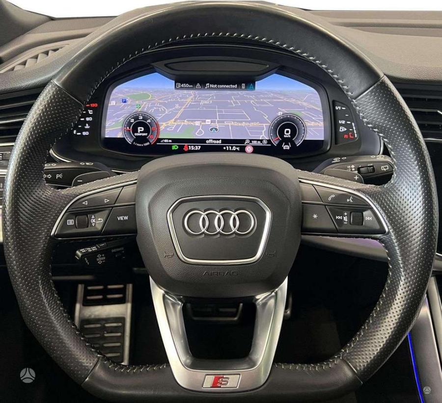 Pelēks Audi Q8 2018 Kauņa, ar dzinēja tilpumu 2.97 L un nobraukumu 151 tūkst. km par 37900 €, foto 10 vietnē AUTOMOTO.COM.LV