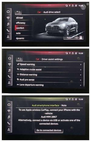 Pelēks Audi Q8 2018 Kauņa, ar dzinēja tilpumu 2.97 L un nobraukumu 151 tūkst. km par 37900 €, foto 13 vietnē AUTOMOTO.COM.LV