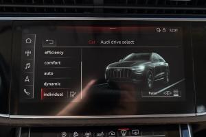Pelēks Audi Q8 2018 Viļņa, ar dzinēja tilpumu 3.00 L un nobraukumu 197 tūkst. km par 42000 €, foto 15 vietnē AUTOMOTO.COM.LV