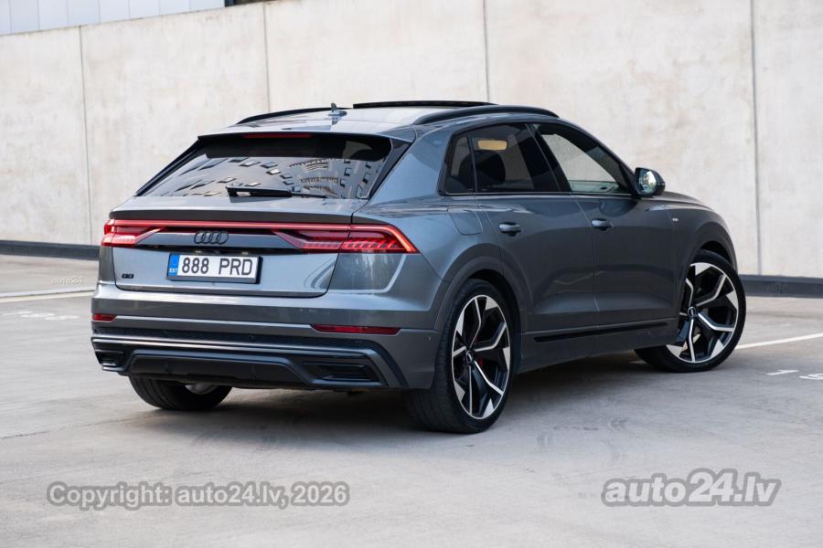 Grey Audi Q8 2018 in Tallinn, with an engine capacity of 3.00 L and mileage of 196 thousand km for 37200 €, photo 6 on AUTOMOTO.COM.LV